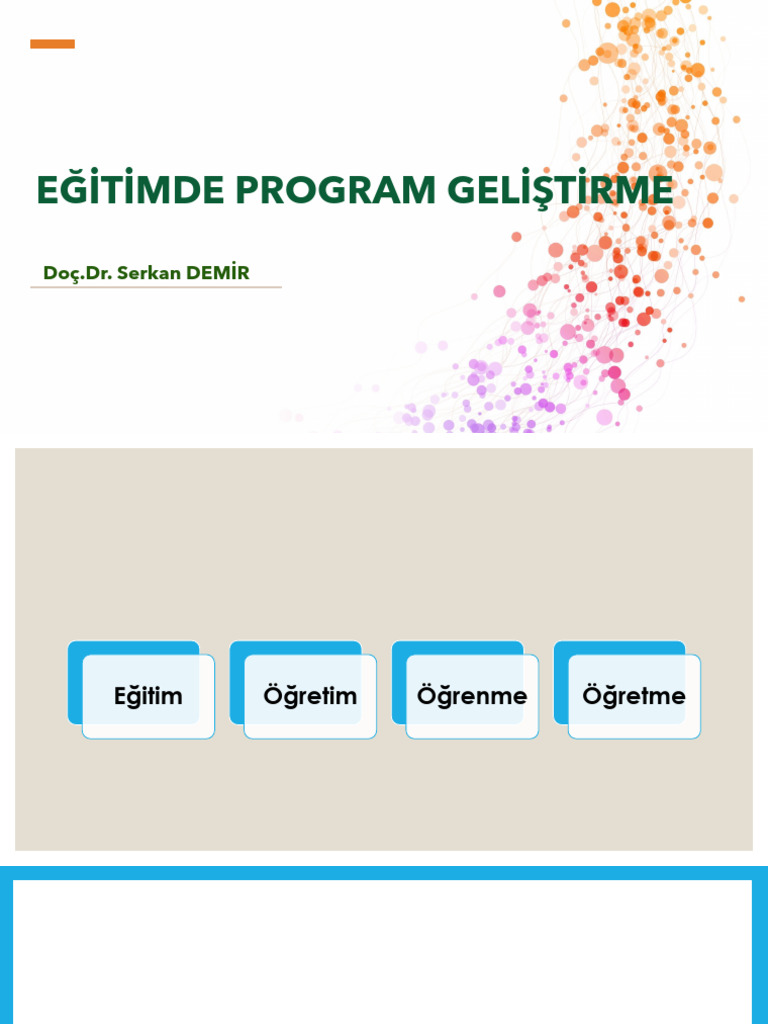 Program Geliştirme Dersi | PDF
