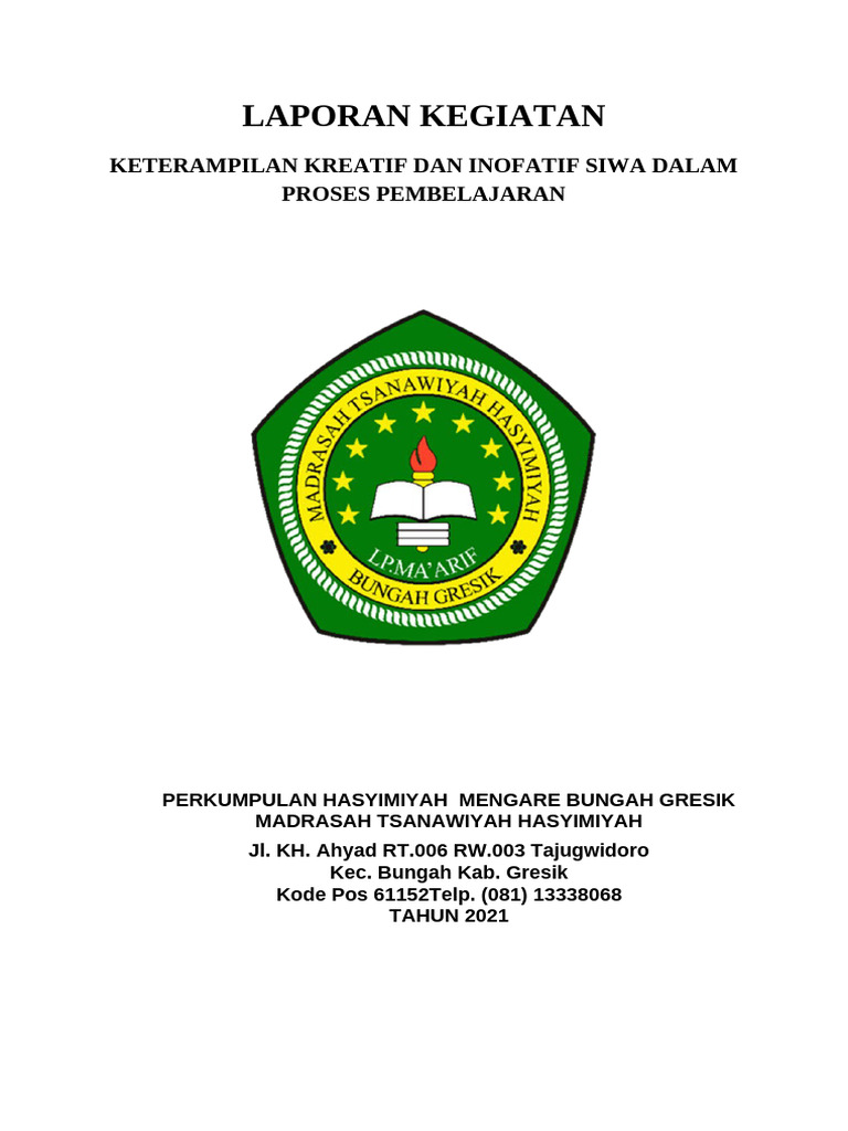 2. LAPORAN PEL KEGIATAN KETERAMPILAN | PDF