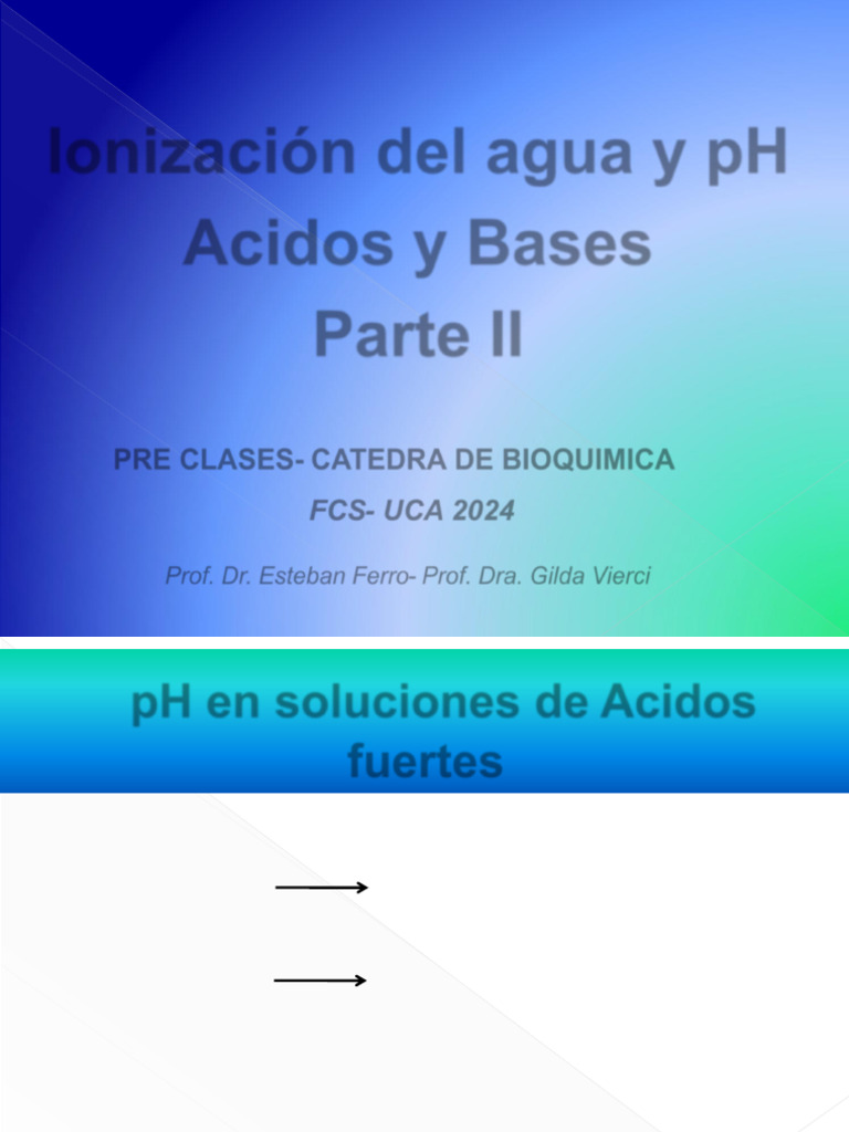 pH e Ionización de Ácidos y Bases | PDF | Solución tampón | Constante ...