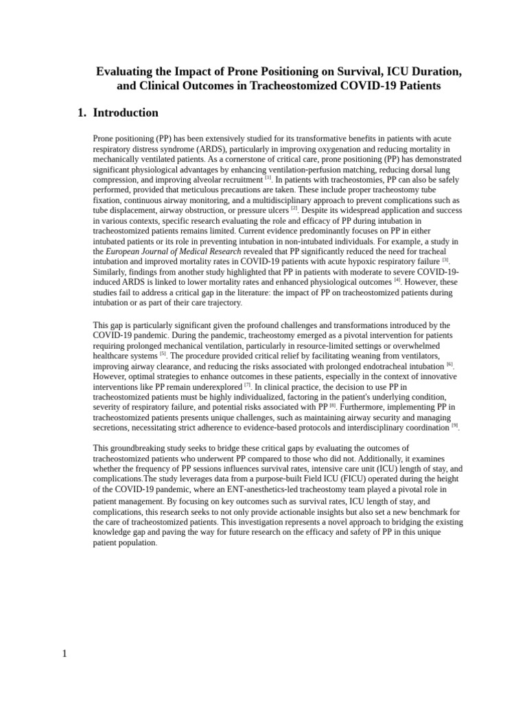 Revised Manuscript | PDF | Statistics | Intensive Care Medicine