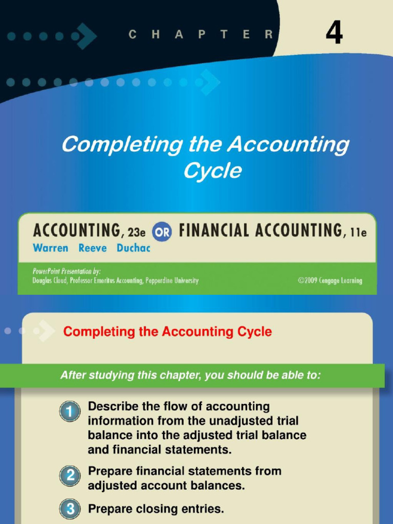 Completing the accounting cycle | PDF