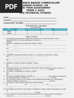 Grade 8 Pre-Technical Studies Exam | PDF
