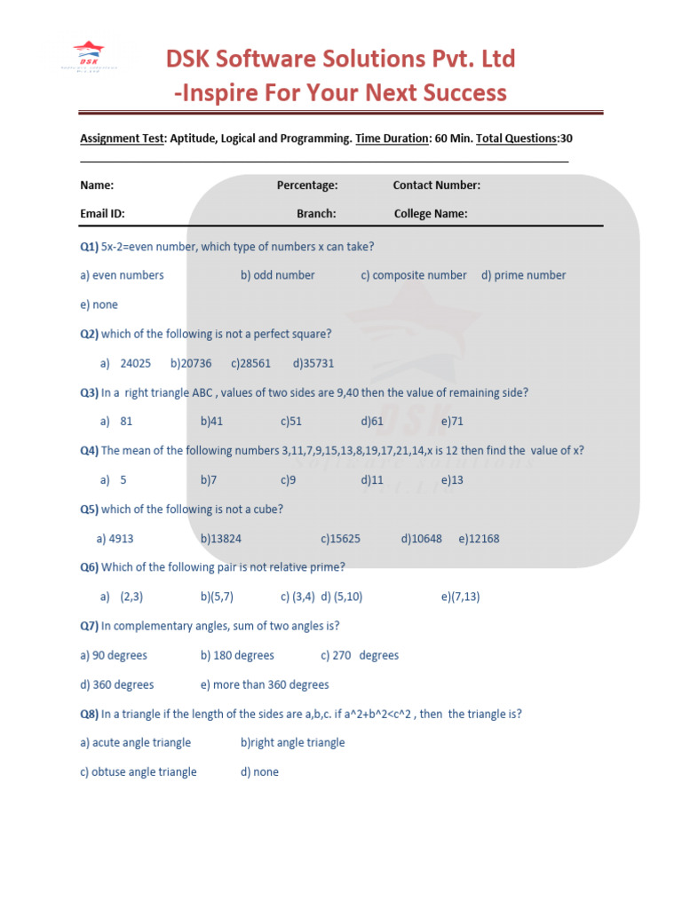 DSK Assignment College Test - Guru - 250214 - 182659 | PDF | Software ...