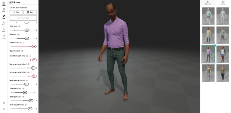 Editor - Meshcapade Mes! | PDF