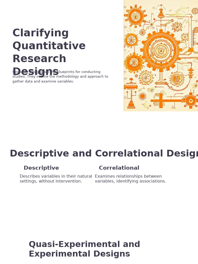 Clarifying Quantitative Research Designs | PDF | Dependent And Independent Variables | Validity ...