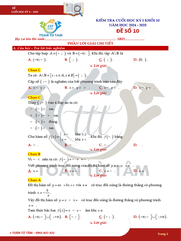 10 CK1 ĐỀ 10 | PDF