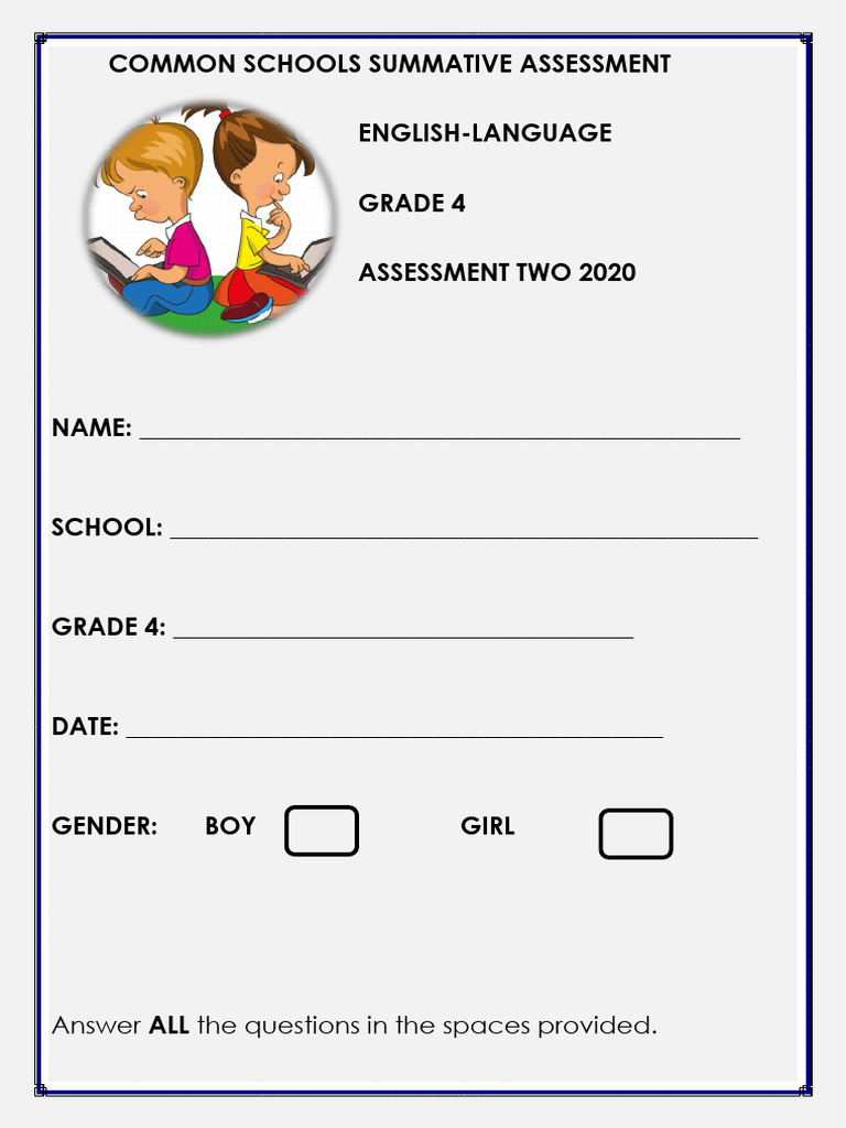 Grade 1 - English Assignment | PDF | Linguistic Typology | Syntax