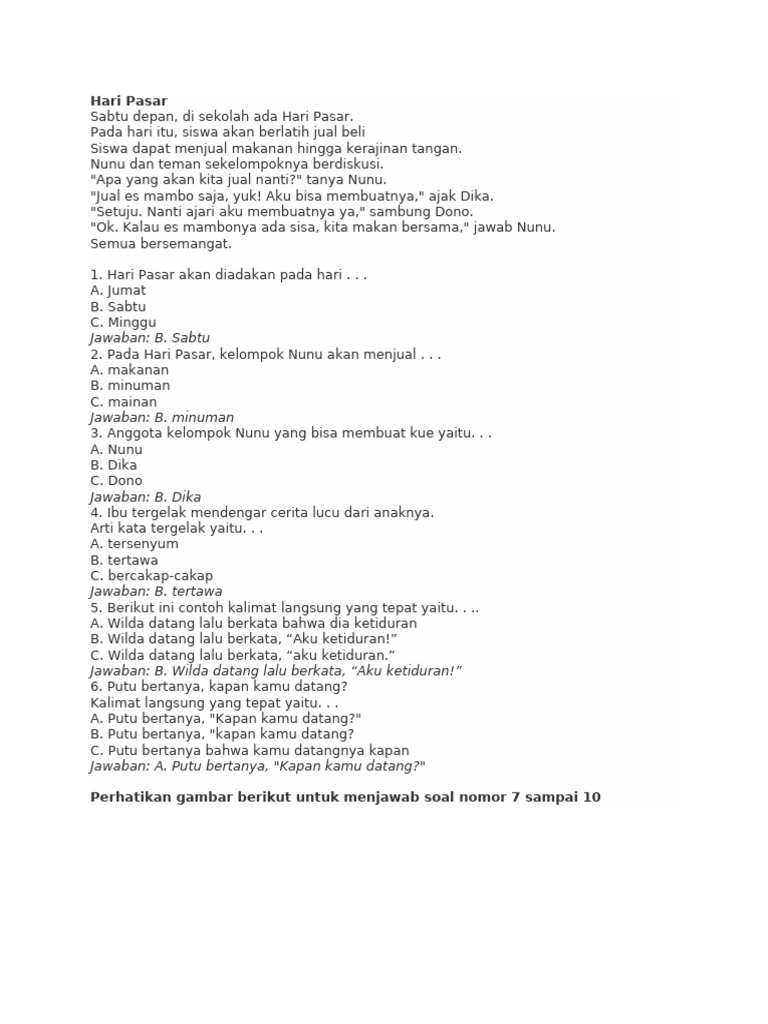 SOAL ASTS 2 B. INDONESIA | PDF