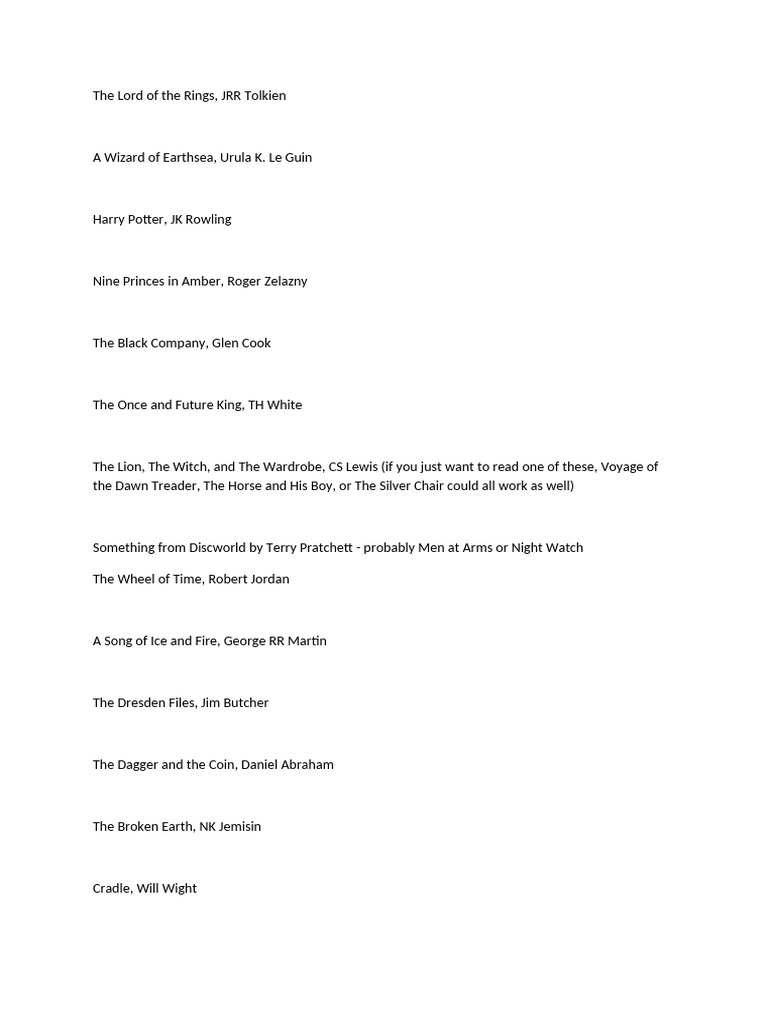 Fanatasy Fiction | PDF