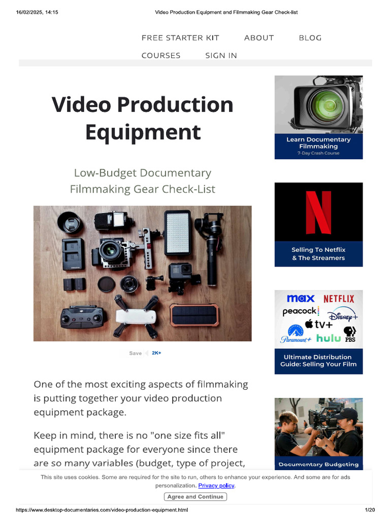 Film Equipment | PDF