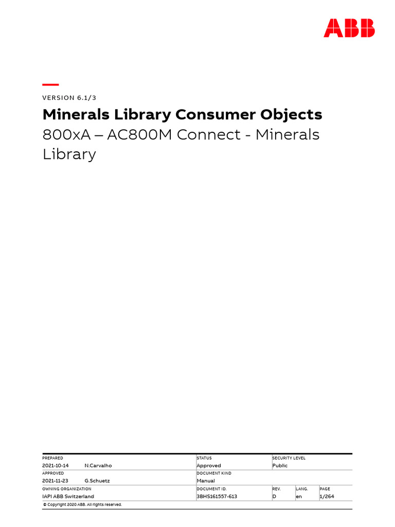 04 3BHS161557-613 MinLib Consumer Objects | PDF | Parameter (Computer Programming) | Library ...