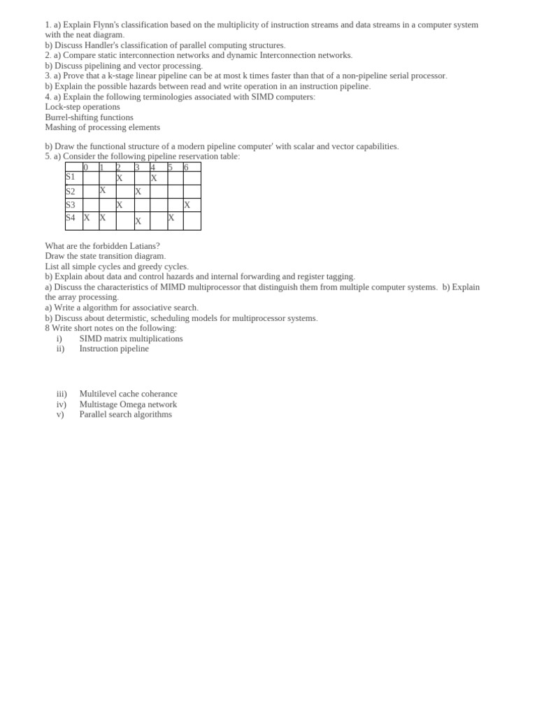 Mcse 103 Advanced Computer Architechure Jun 2017 | PDF