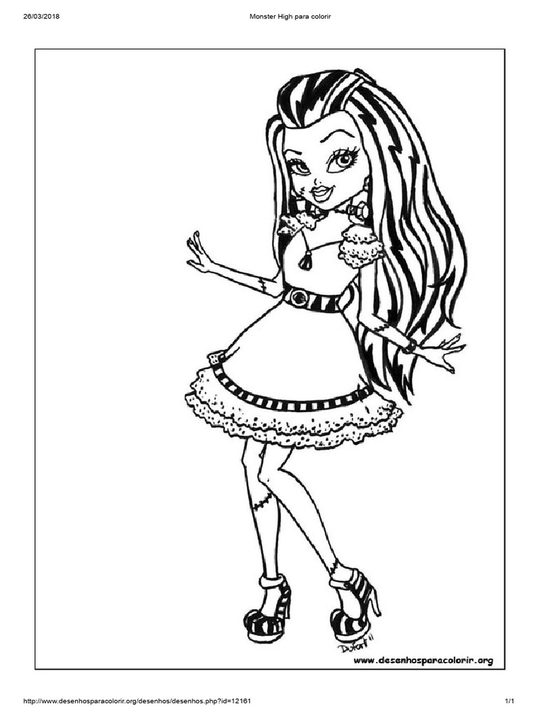 Monster High Para Colorir | PDF