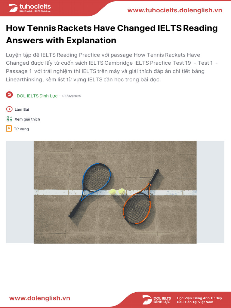 How Tennis Rackets Have Changed | PDF