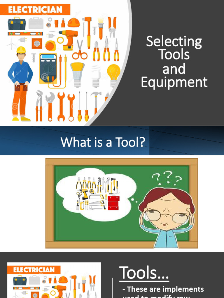 SelectingTools - eim.TLE10.2019 2020 | PDF | Drill | Tools