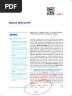 Redox Reactions - Ncert | PDF | Redox | Chemical Reactions