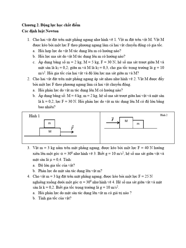 Bài Tập Chương 2 Và Chương 3 - SV | PDF