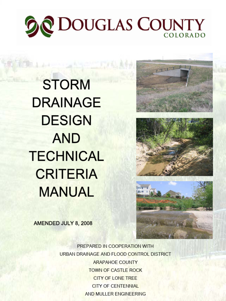 Storm Drainage Design Manual 2008 | PDF