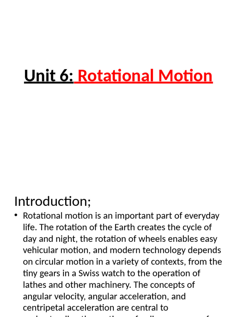 Understanding Rotational Motion Concepts | PDF | Rotation Around A ...