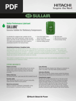 Sullube 32 Technical Data Sheet | PDF | Motor Oil | Polyurethane