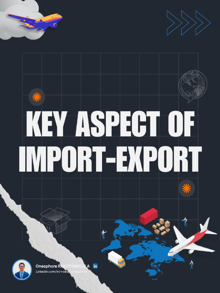 11 Import - Export - Key Aspects | PDF | Service Industries | Trade