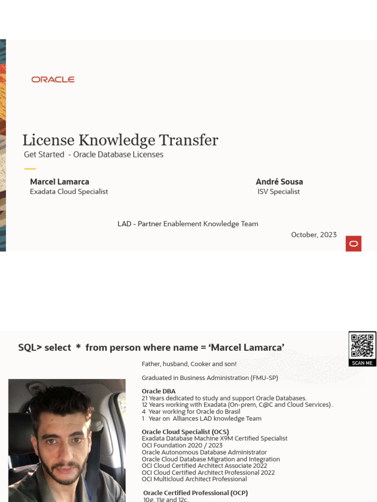 Oracle Licenses Sales School | PDF | Oracle Corporation | Databases
