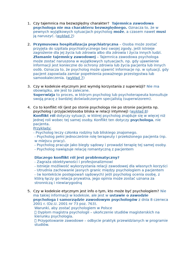 Z Wykładów ETYKA | PDF