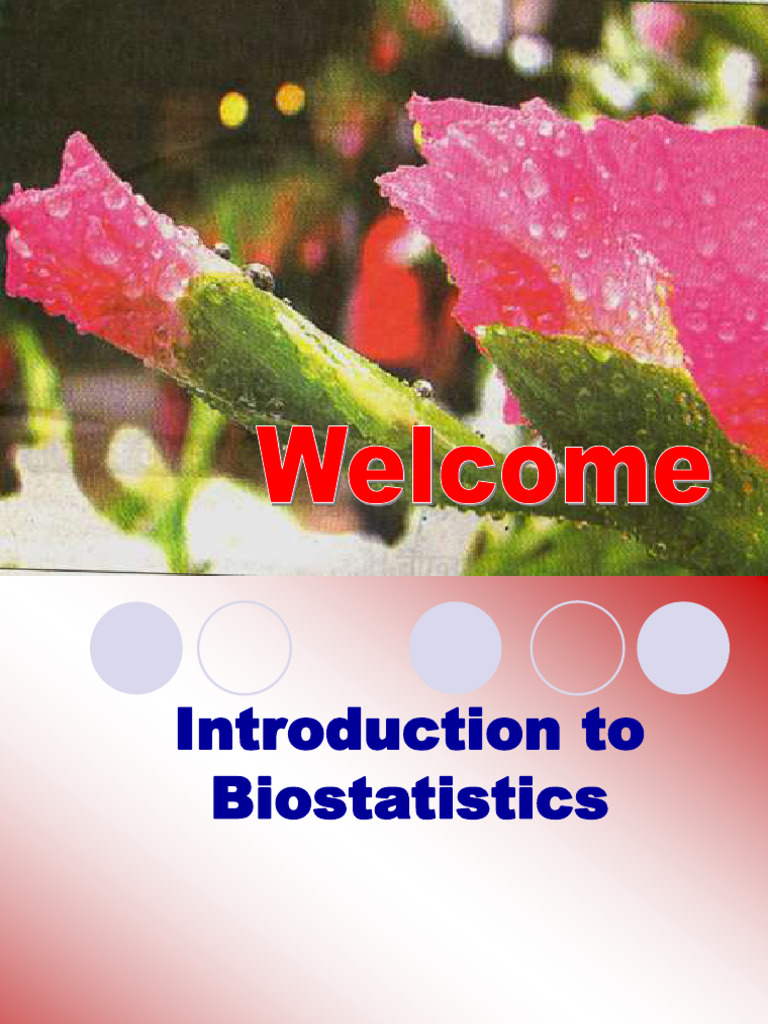 Introduction to Biostatistics (1) | PDF | Statistics | Biostatistics