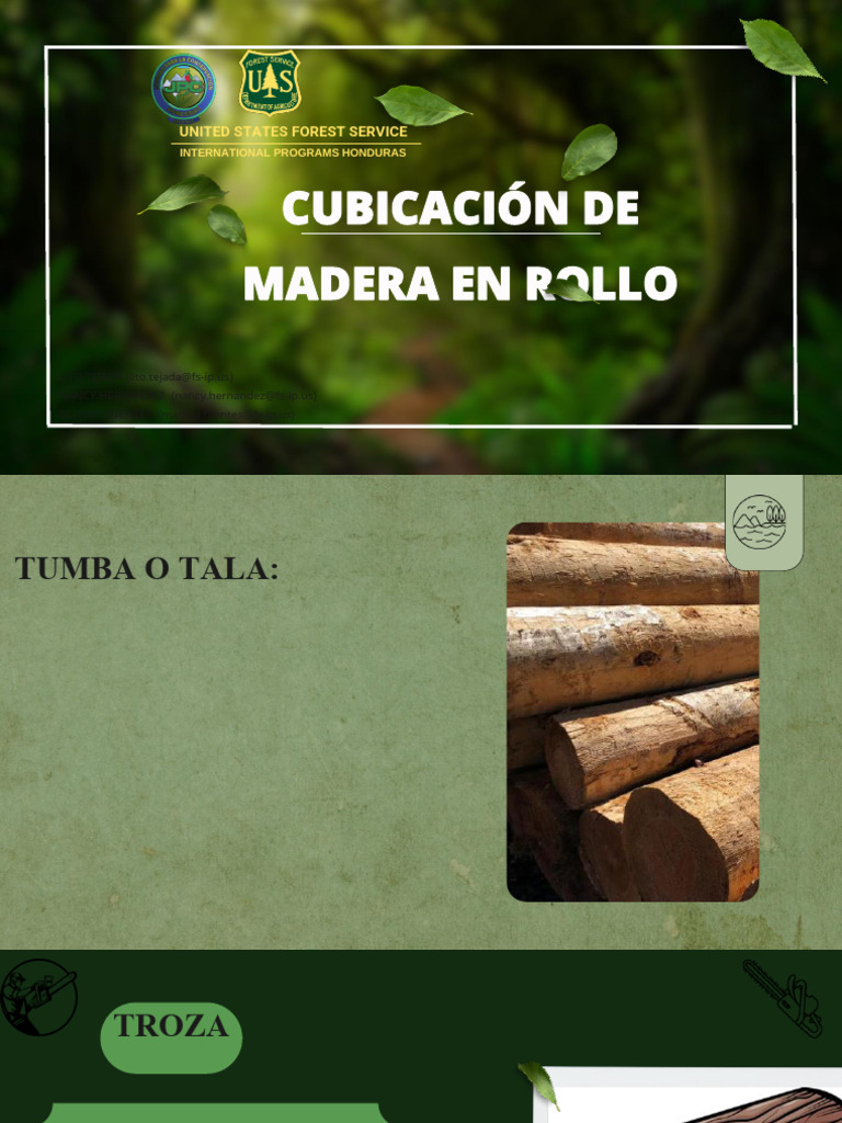 Calculo de Volumen de Madera en Rollo | PDF