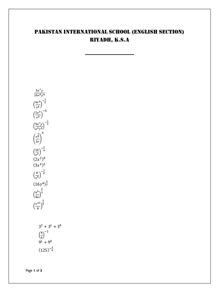 Gr8 2nd Assessment Revision Worksheet | PDF