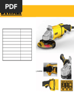 Ficha Tecnica Pulidora Dewalt DWE4120 | PDF | Hogar y jardín