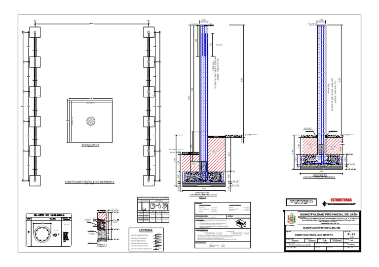 1.00 Cimentación-Ld01 - A2 | PDF | Geodesia | Ingeniería estructural