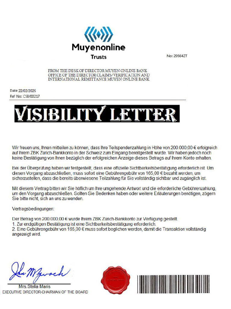 Visibility Letter Letter (Rene Frei) | PDF