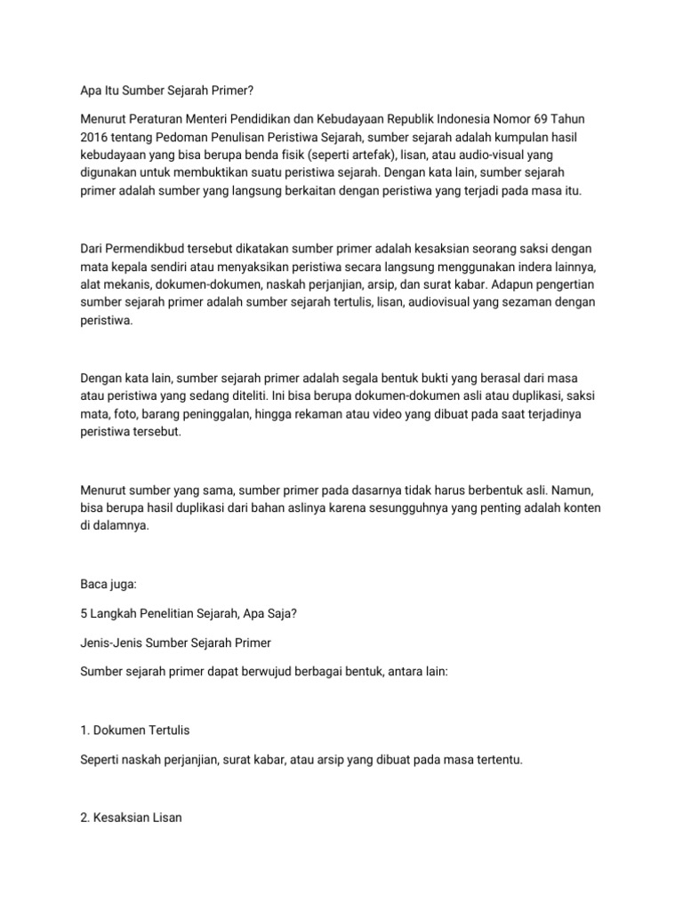 sumber primer 2 | PDF