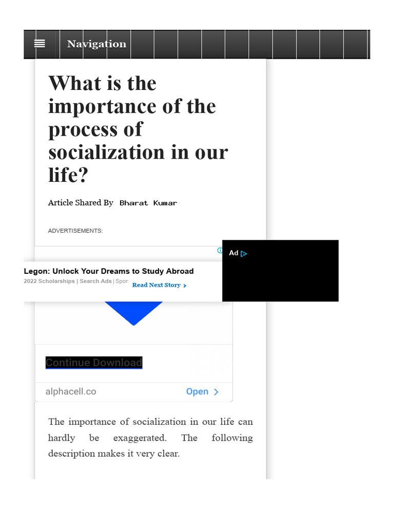 What Is The Importance of The Process of Socialization in Our Life ...