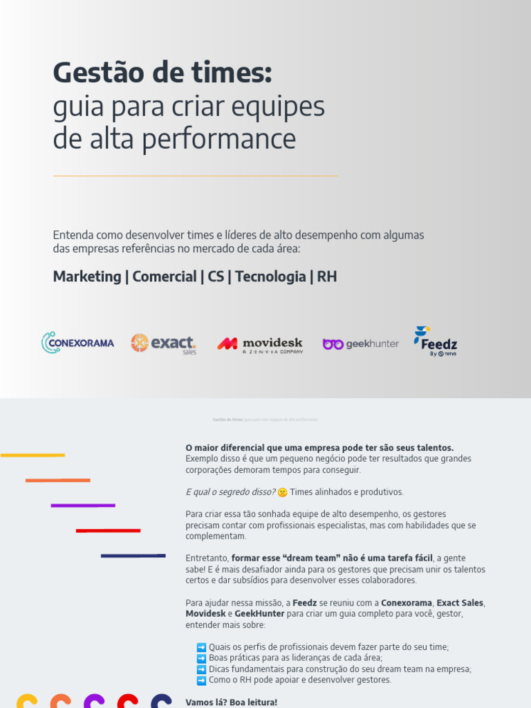 Guia para Times de Alta Performance | PDF | Marketing | Gestão de ...