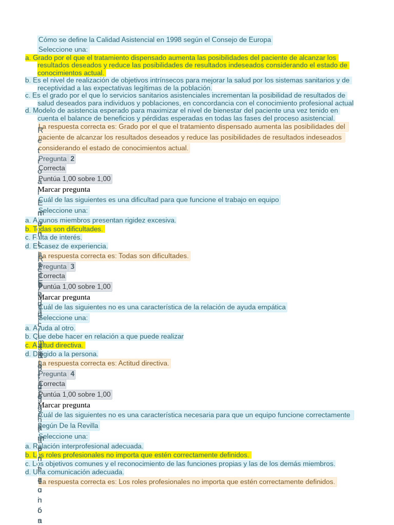 Respuesta Examen Modulo4 Actualizacion en Urgencias y Emergencias para Tecnicos en Emergencias ...