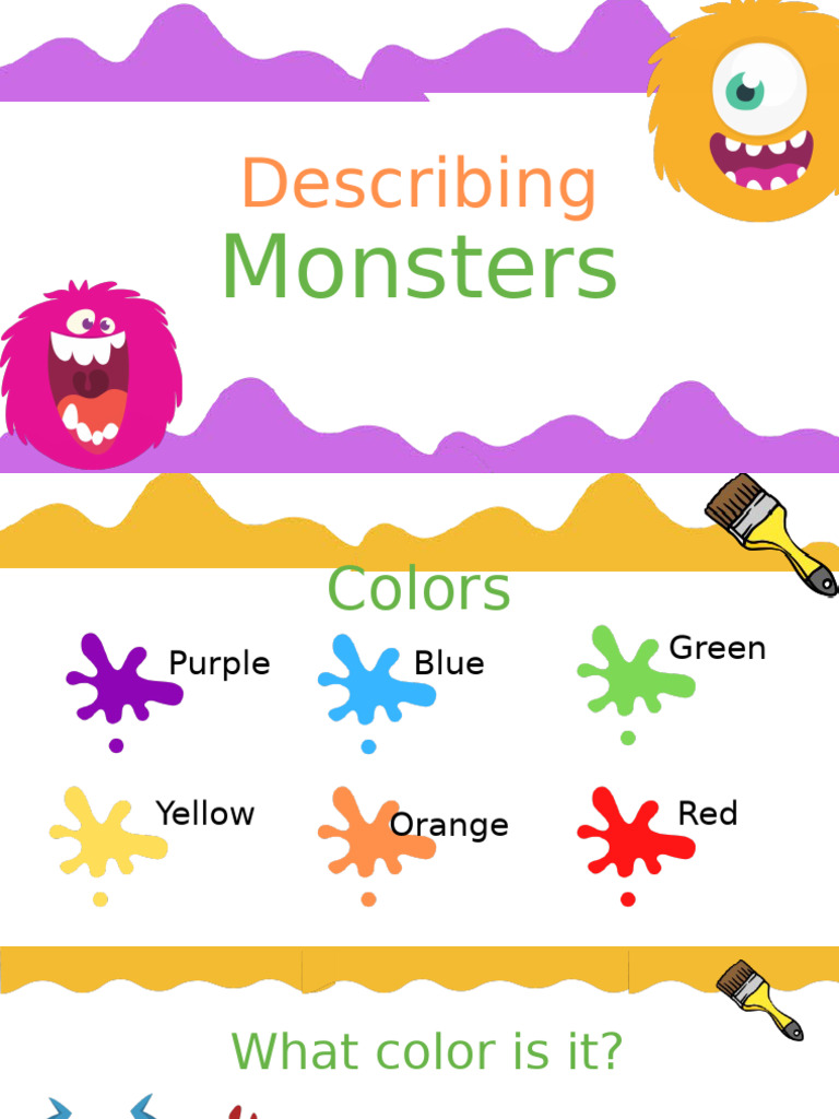 Describing Monsters | PDF