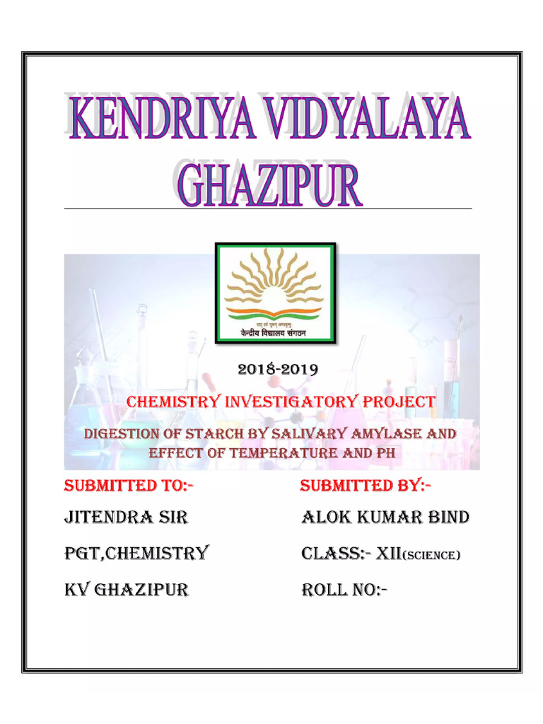 Chemistry Practical File-1_063659 | PDF