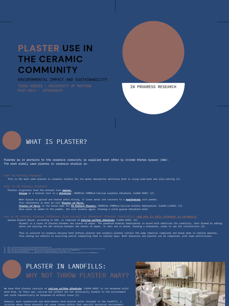 PLASTER NCECA2021 Tessa+Hoenig | PDF | Soil | Plaster
