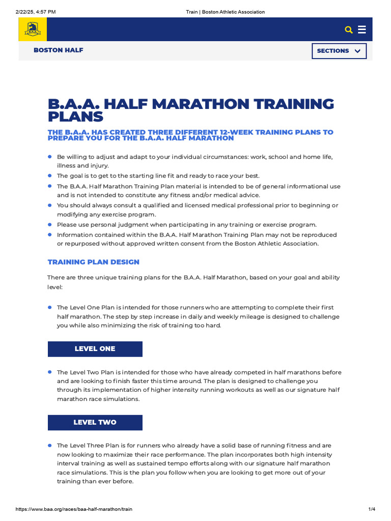 Train - Boston Athletic Association | PDF | Marathon | Running