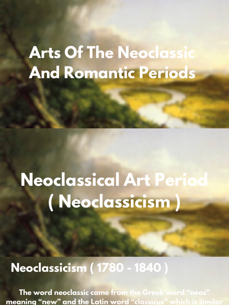 Arts of The Neoclassicism | PDF | Romanticism | Sculpture