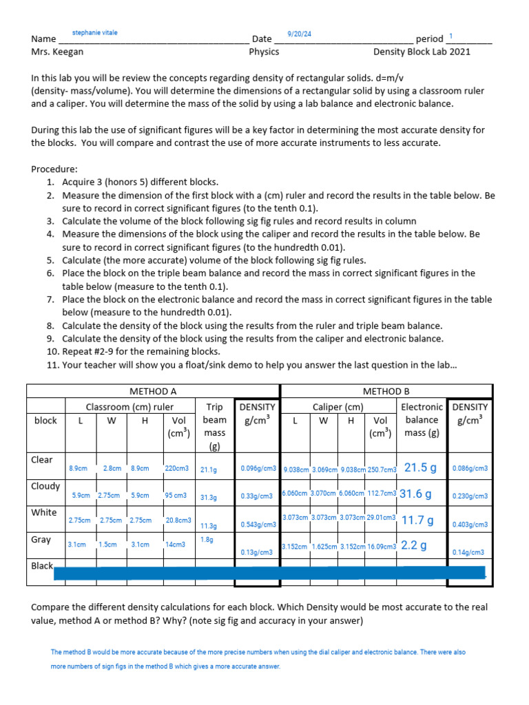 Kami Export - Stephanie Vitale - Density Block Lab 2021 | PDF ...