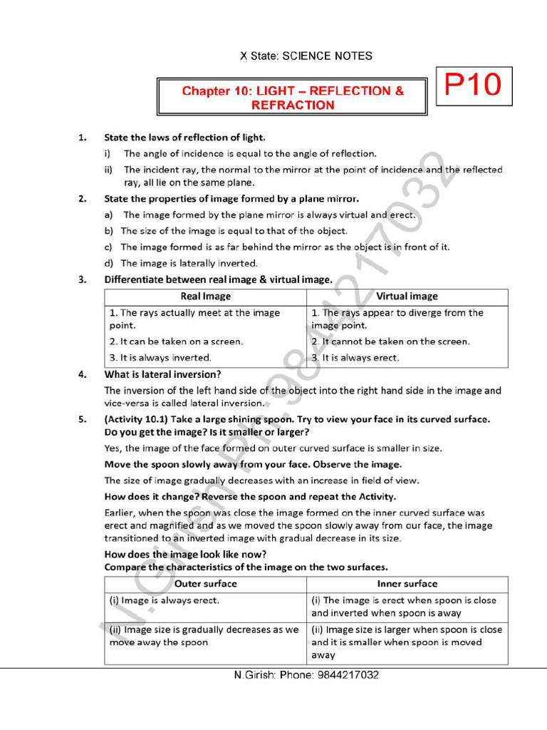 3 Light Notes STF | PDF