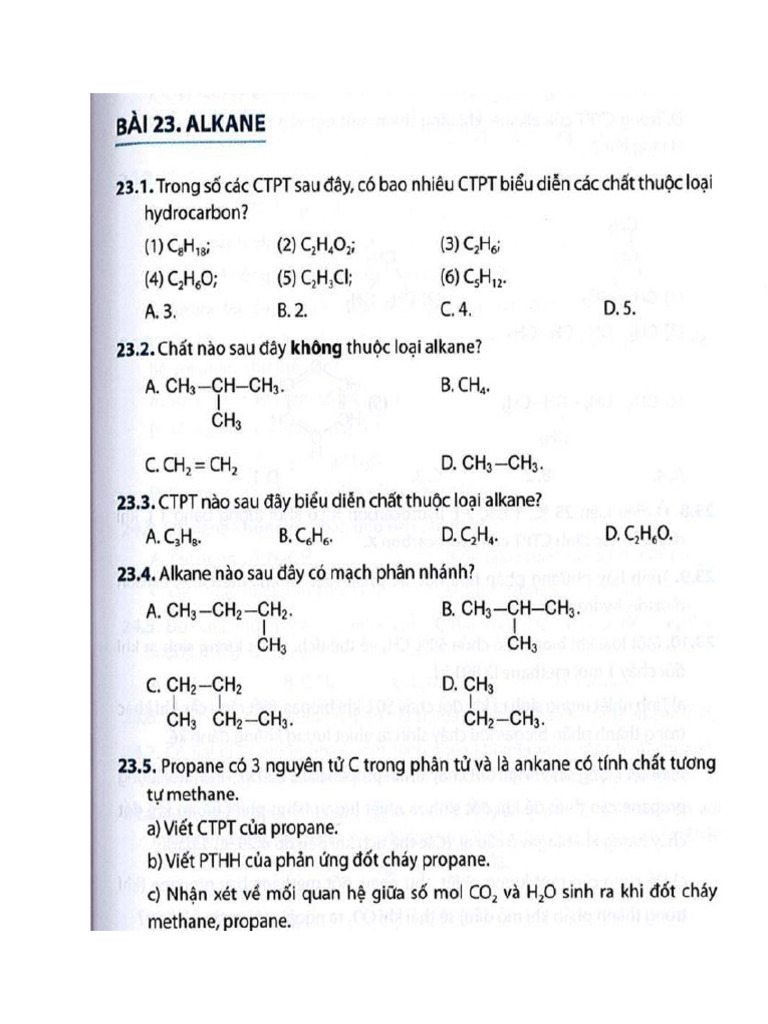 BT Alkane | PDF