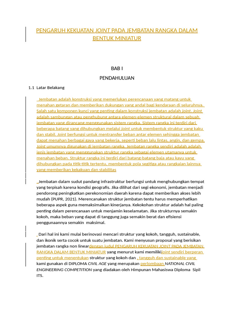 Proposal Lomba BCC | PDF