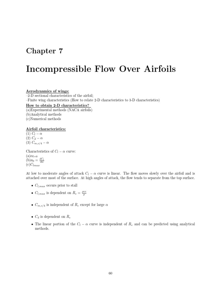 Chap7 Old | PDF | Vortices | Airfoil