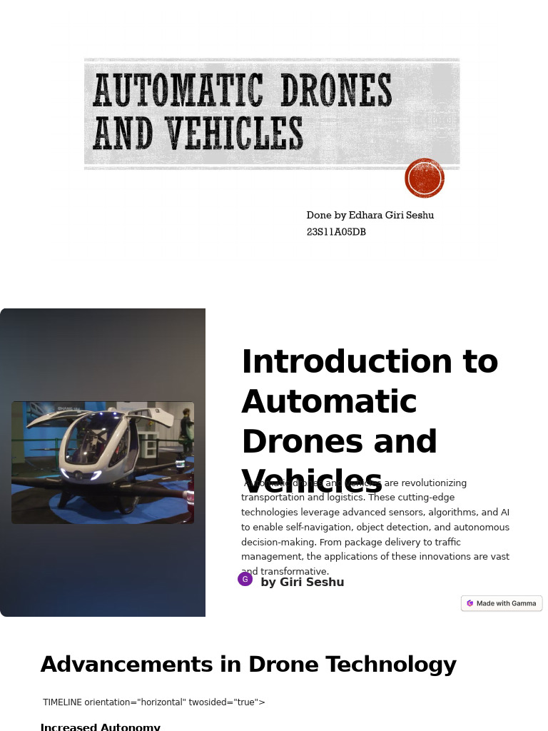 Revolutionizing Transport with Drones | PDF | Unmanned Aerial Vehicle ...