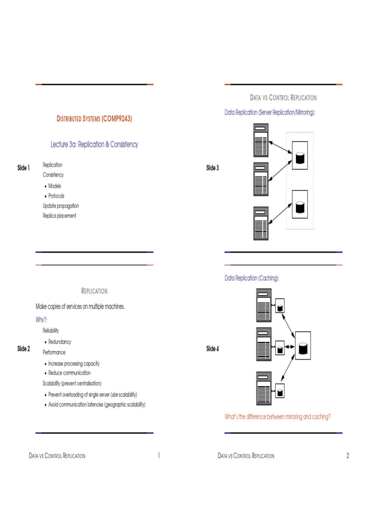 4 Chap Slides - Replication | PDF | Replication (Computing) | Cache (Computing)