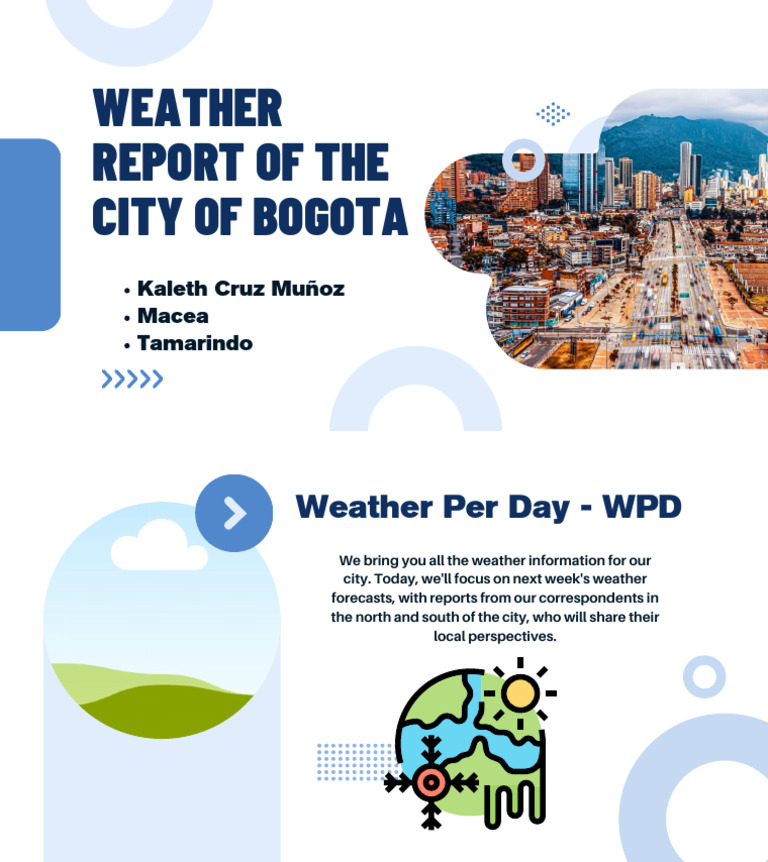 Bogotá Weather Forecast Overview | PDF
